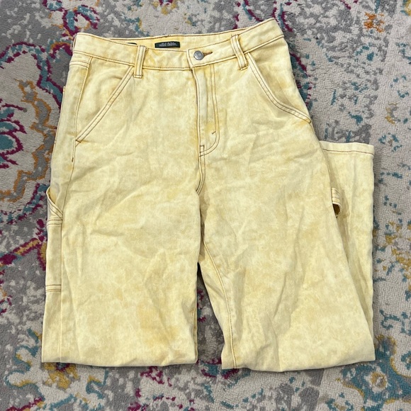 Target | Jeans | Street Wear Pale Yellow Loose Fit High Rise Jeans ...